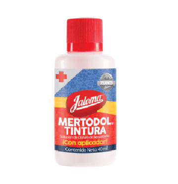 MERTHIOLATE MERTODOL JALOMA ROJO 40 ML. PAQ. C/5 PZ – Distribuidora ...